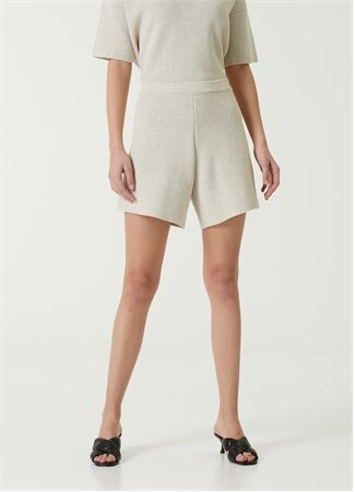 Beymen Collection Kadın Ekru Triko Şort Bej S Beymen Collection Kadın Ekru Triko Şort Bej S